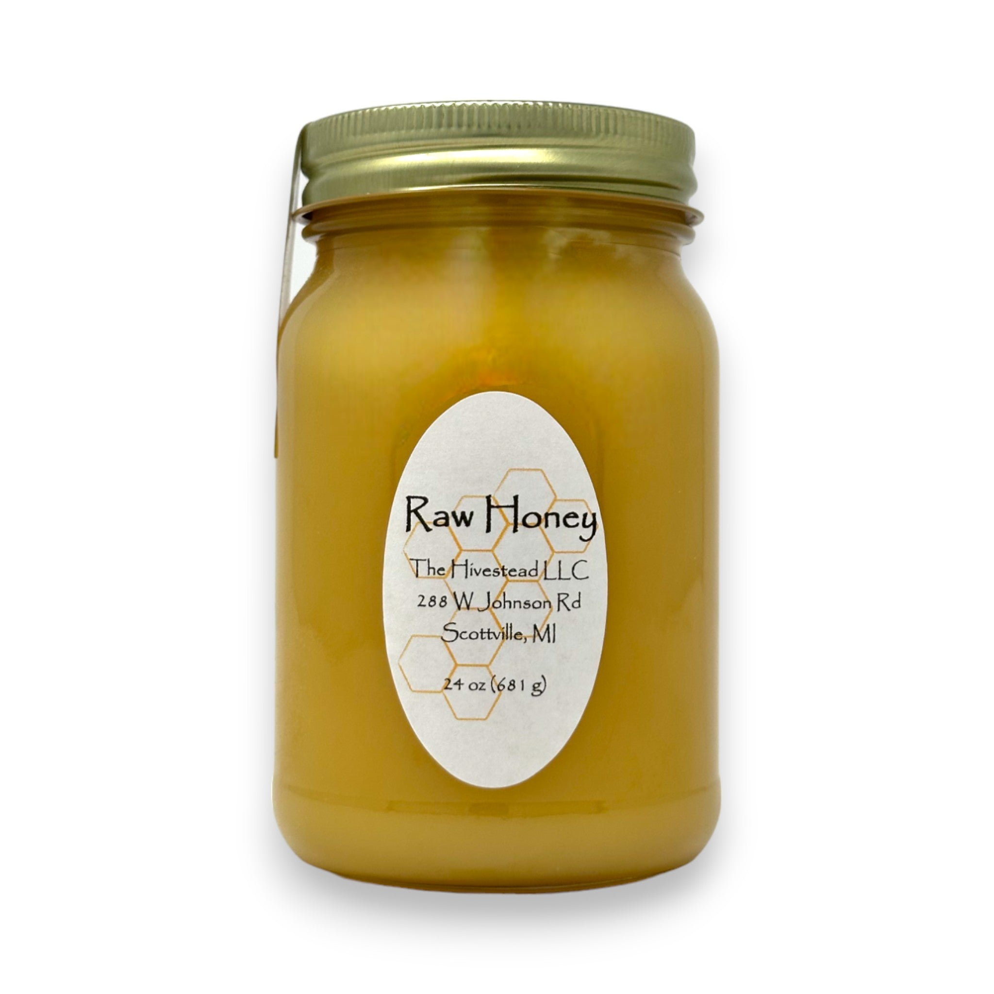 Pure Raw Michigan Honey - Pint Mason Jar – The Roadside